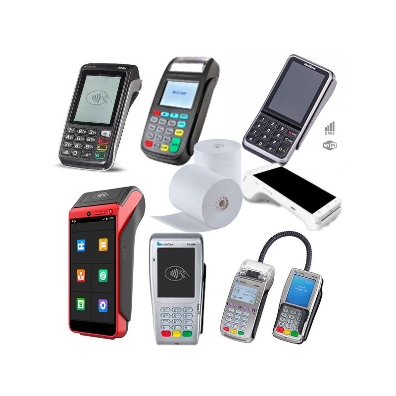Papierrollen voor betaalterminals Bancontact Mistercash